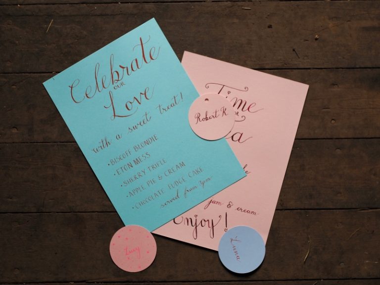 Calligraphy Portfolio - Clodhopper Blooms